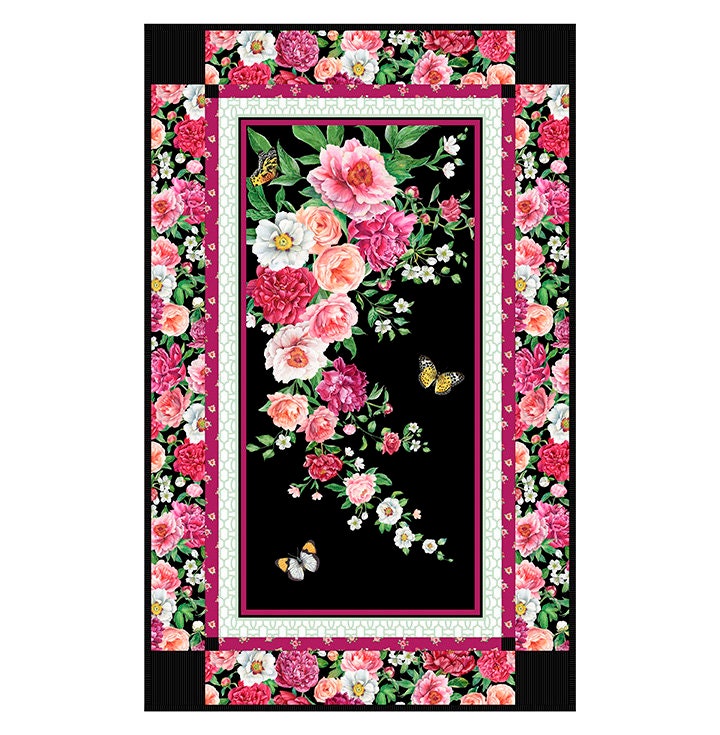 Northcott Blush Wall Quilt kit by Michel Design Works 31" x 50" Cotton ...